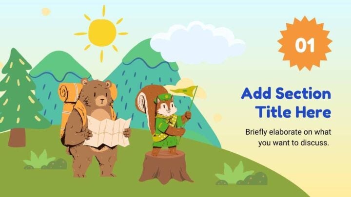 Cute Illustrated Nature Adventure Storybook. PPT & Google Slides ...