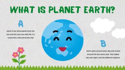Science Subject for Elementary: Planet Earth. Free Slides Template ...