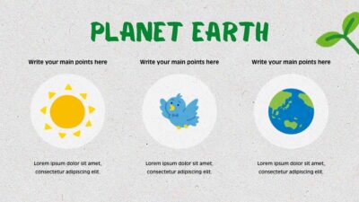 Science Subject for Elementary: Planet Earth. Free Slides Template ...