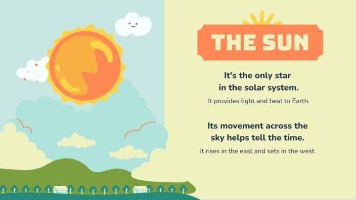 Sun, Moon, and Stars Lesson for Pre-School. Free PPT & Google Slides ...