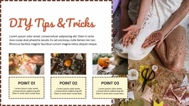 Thanksgiving Crafts and DIY Guides. Free PPT & Google Slides Template ...