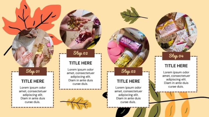 Thanksgiving Crafts and DIY Guides. Free PPT & Google Slides Template ...