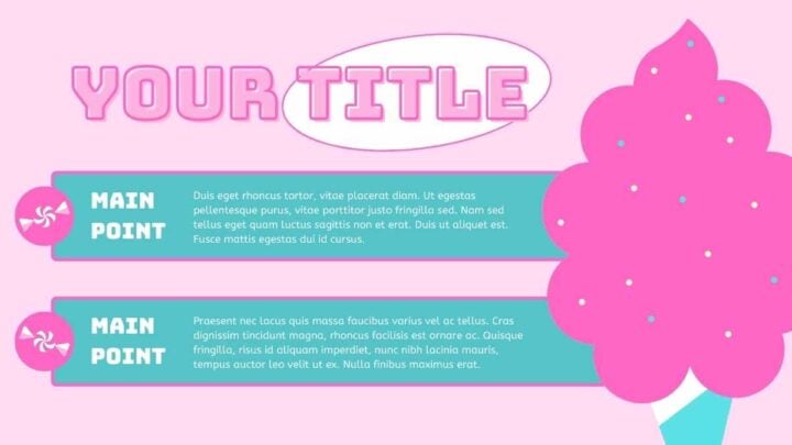 Cute June is Candy Month!. Free PPT & Google Slides Template ...