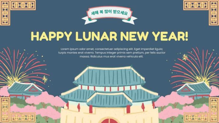 Korean Lunar New Year. Free PPT & Google Slides Template — SlidesCarnival
