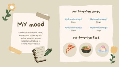 Cute Korean Style Journal. Presentation Template — SlidesCarnival