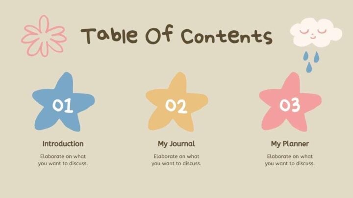 Cute Korean Style Journal. Presentation Template — SlidesCarnival