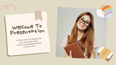 Cute Korean Style Journal. Presentation Template — SlidesCarnival