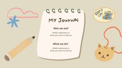 Cute Korean Style Journal. Presentation Template — SlidesCarnival