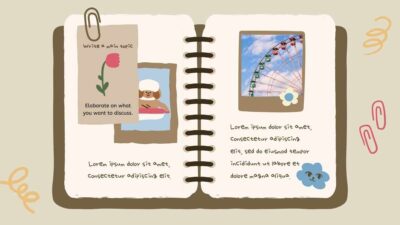 Cute Korean Style Journal. Presentation Template — SlidesCarnival