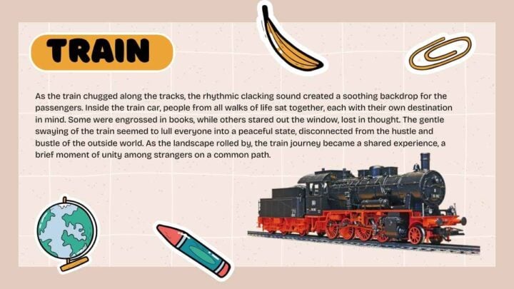 Modes of Transport for Pre-K. Free PPT & Google Slides Template ...