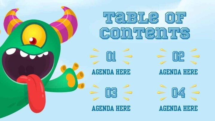 Monsters University . Slides Template — SlidesCarnival