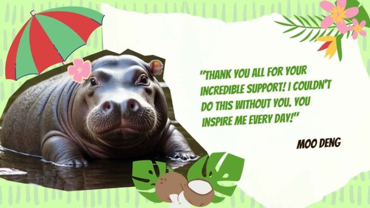 Cute Moo Deng Background. Free PPT & Google Slides Template ...