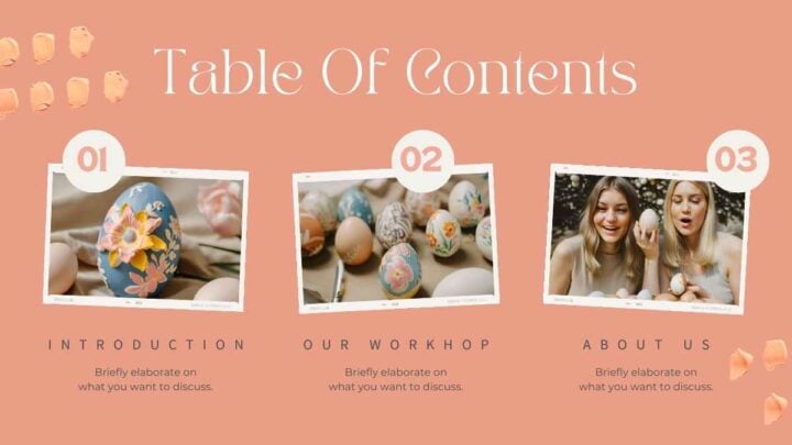 Easter Egg Workshop. Free Presentation Template — SlidesCarnival
