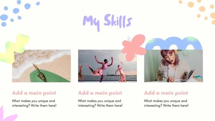 Cute Pastel Portfolio. Presentation Template — SlidesCarnival