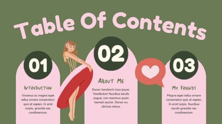 Self Introduction for First Day of Class. Free Presentation Template ...