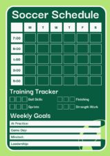 Soccer Schedule Worksheet. Free Worksheet Template — SlidesCarnival