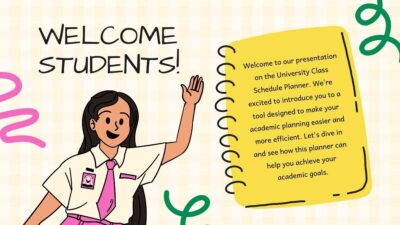 University Class Schedule Planner. Free PPT & Google Slides Template ...