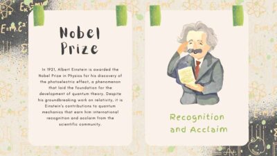 Albert Einstein Biography . Free Slides Template — SlidesCarnival