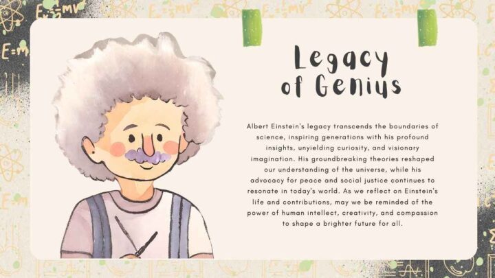 Albert Einstein Biography . Free Slides Template — SlidesCarnival