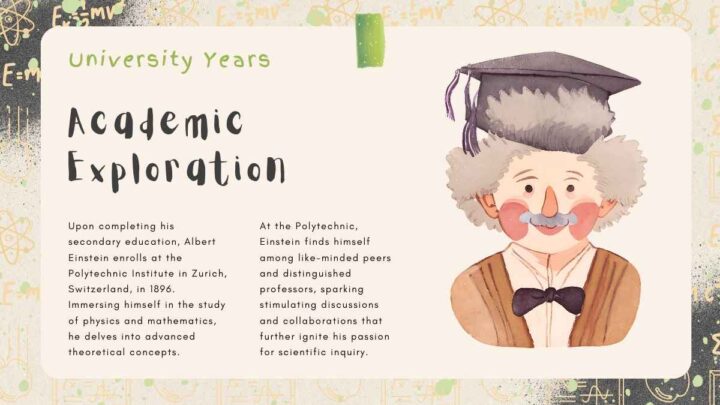 Albert Einstein Biography . Free Slides Template — SlidesCarnival