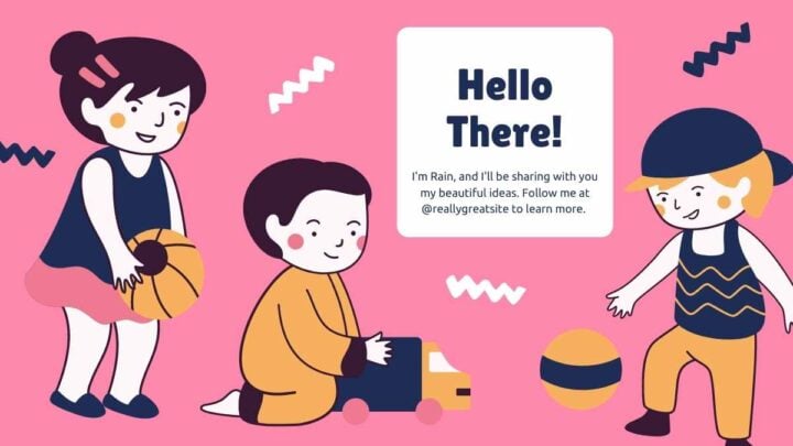 Cute Welcome to Our Pre-K Family. Free PPT & Google Slides Template ...