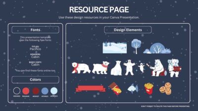 Winter Polar Bear Background. Free PPT & Google Slides Template ...