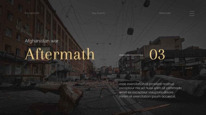 Afghanistan War. Free PPT & Google Slides Template — SlidesCarnival