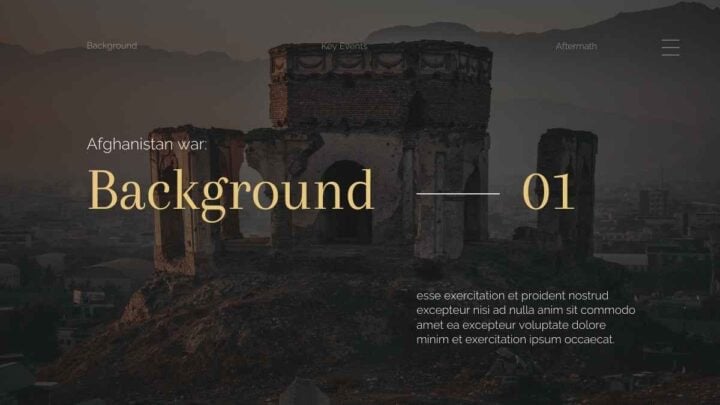 Afghanistan War. Free PPT & Google Slides Template — SlidesCarnival