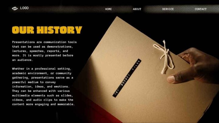 Crime File System . Free Slides Template — SlidesCarnival