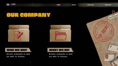 Crime File System . Free Slides Template — SlidesCarnival