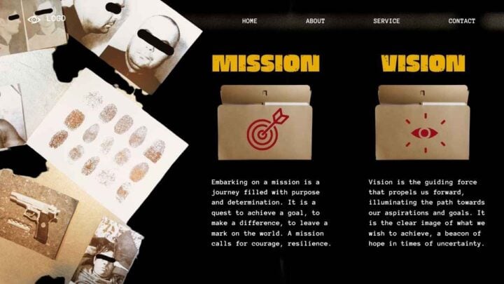 Crime File System . Free Slides Template — SlidesCarnival