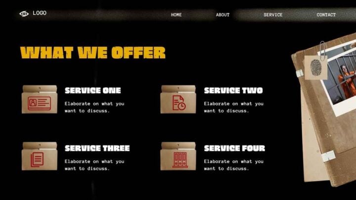 Crime File System . Free Slides Template — SlidesCarnival