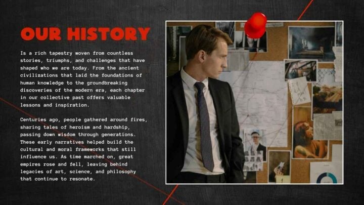 Crime Timeline . Free Slides Template — SlidesCarnival