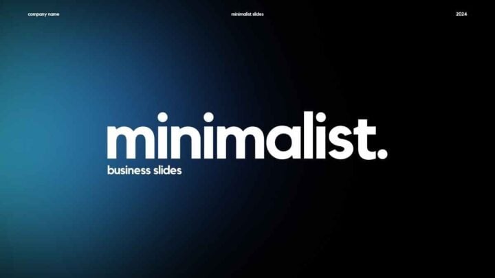 Minimalist Business Free Presentation Template Slidescarnival