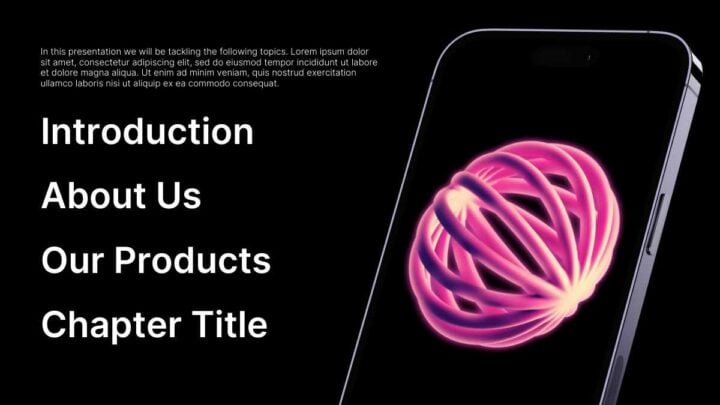 Apple Event Keynote. Slides Template — SlidesCarnival