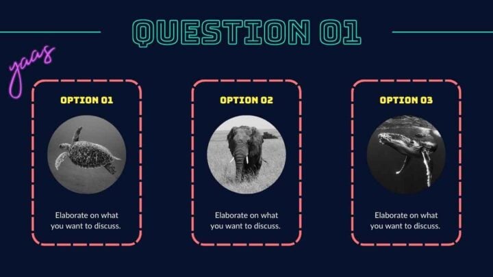 Retro Neon Trivia Night Game. Free PPT & Google Slides Template ...