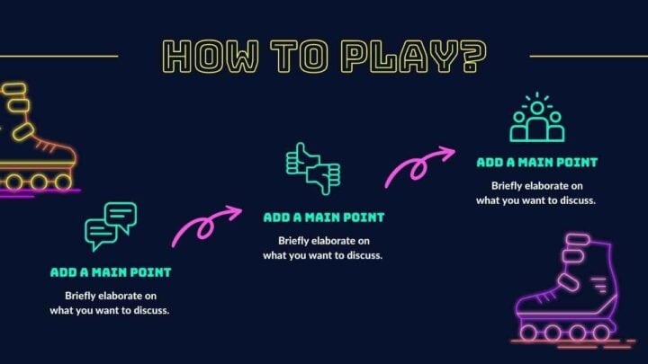 Retro Neon Trivia Night Game. Free PPT & Google Slides Template ...