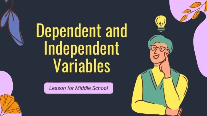Dependent and Independent Variables Math Lesson for Middle School. Free ...