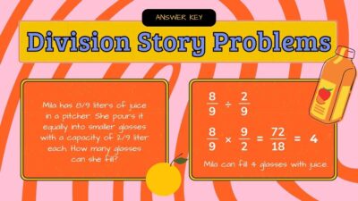 Dividing Fractions by Fractions Lesson for Elementary. Free PPT ...