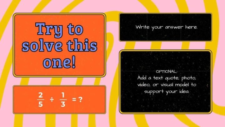 Dividing Fractions by Fractions Lesson for Elementary. Free PPT ...