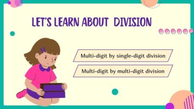 Division of Multi-Digit Numbers Math Lesson for Elementary. Free Lesson ...