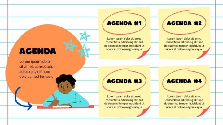 Doodle First Semester Lesson Plan. Free Presentation Template ...