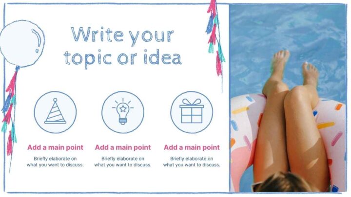 Doodle Summer Birthday Party. PPT & Google Slides Template — SlidesCarnival