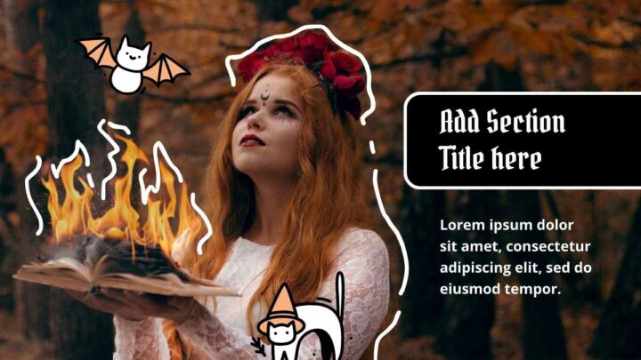 Doodle Witch Storybook. PPT & Google Slides Template — SlidesCarnival