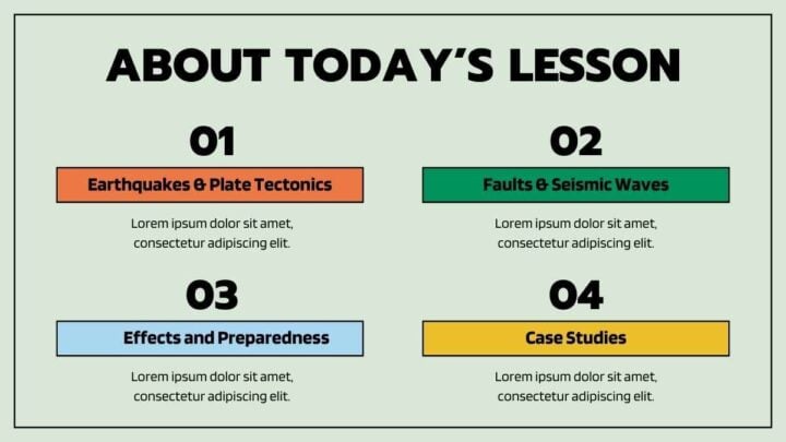 Earthquakes and Faults Science Lesson for Middle School. Free PPT ...