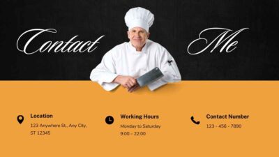 Chef Portfolio. Slides Template — SlidesCarnival