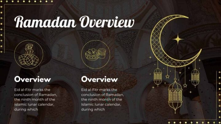 Plantilla de presentación de Eid al-Fitr gratis