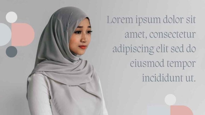 Hijab Styles and Fashion Social Media Strategy. Free Slides Template ...