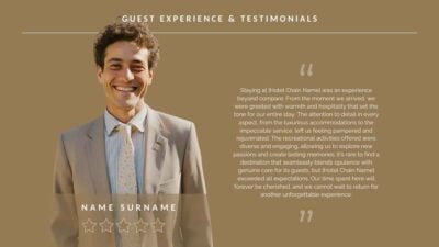 Hotel Chain Company Profile. Free Presentation Template — SlidesCarnival