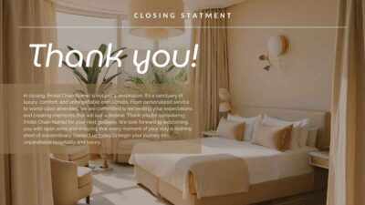 Hotel Chain Company Profile. Free Presentation Template — SlidesCarnival